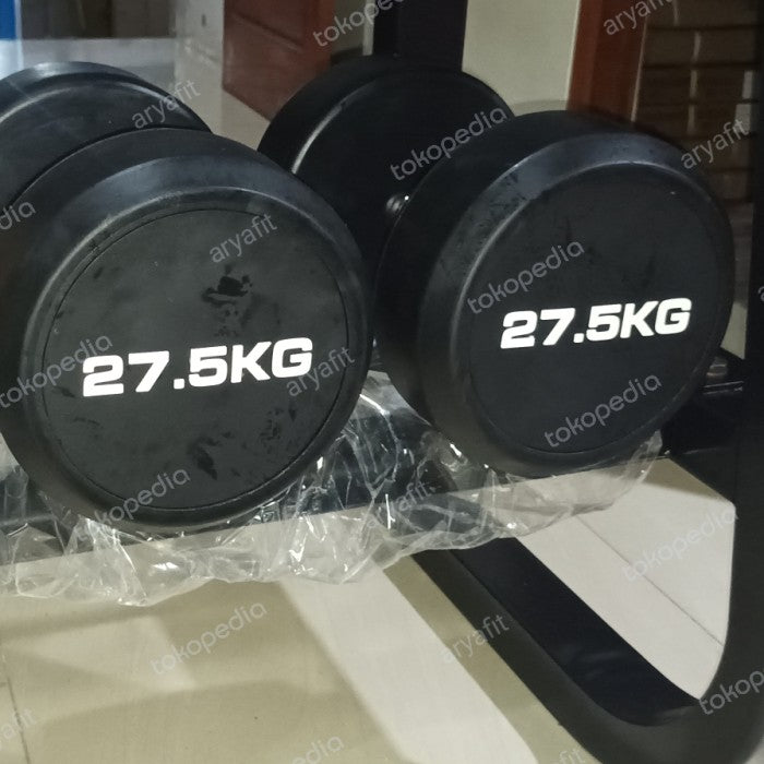 Rubber Dumbbell Set 2,5kg-25kg | 10pair – BINARAGANET